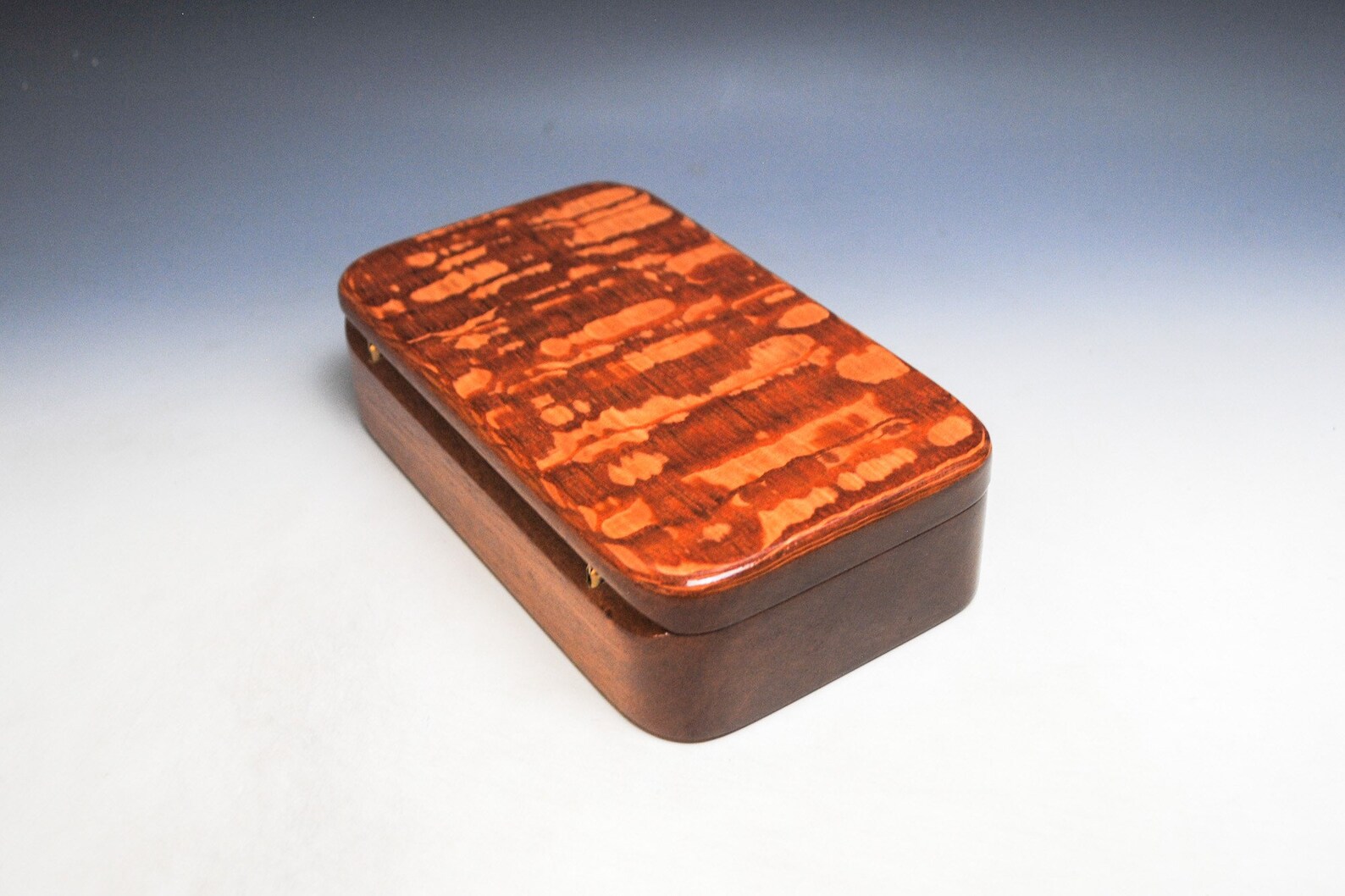 Handmade Wooden Box of Lacewood on Mahogany by Burlwoodbox - Etsy