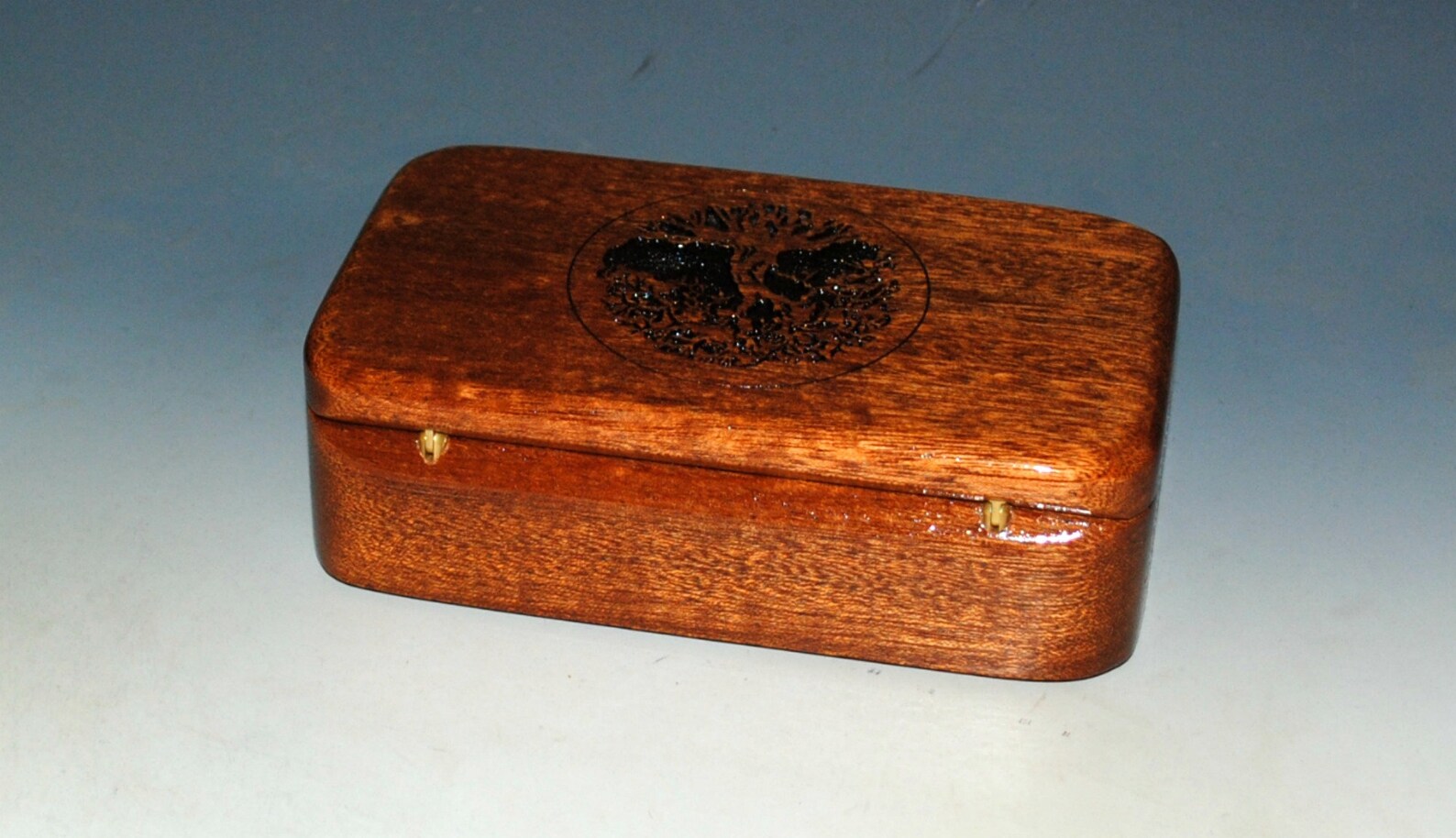 Tree of Life Engraved Wooden Treasure Box of Mahogany | Etsy