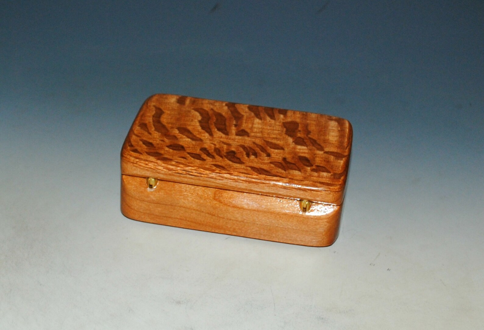 Very Small Wooden Box of Cherry & Lacewood Handmade by | Etsy