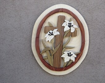 Intarsia Cross - Etsy