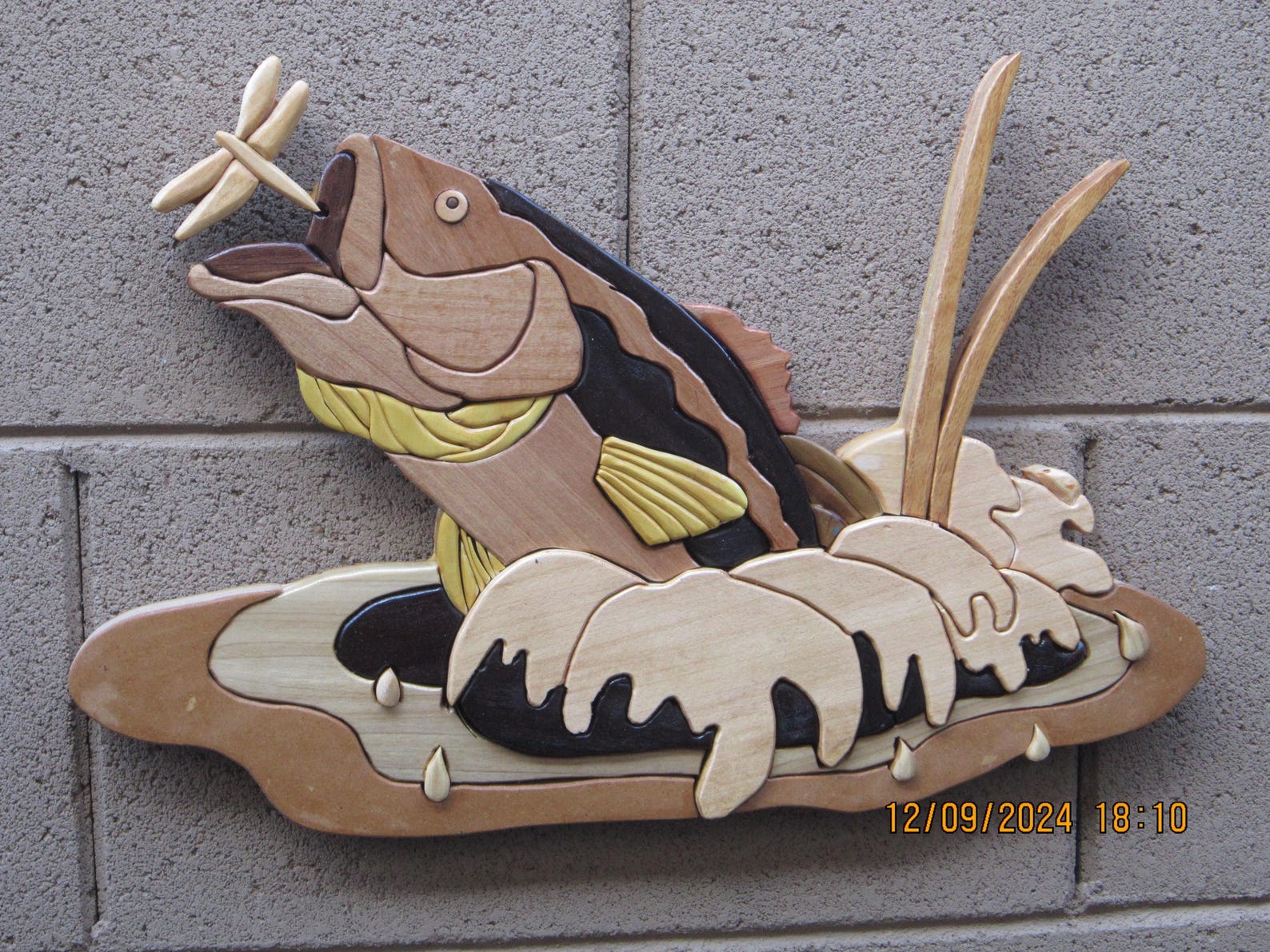 Intarsia Fish Large Mouth Bass - Etsy