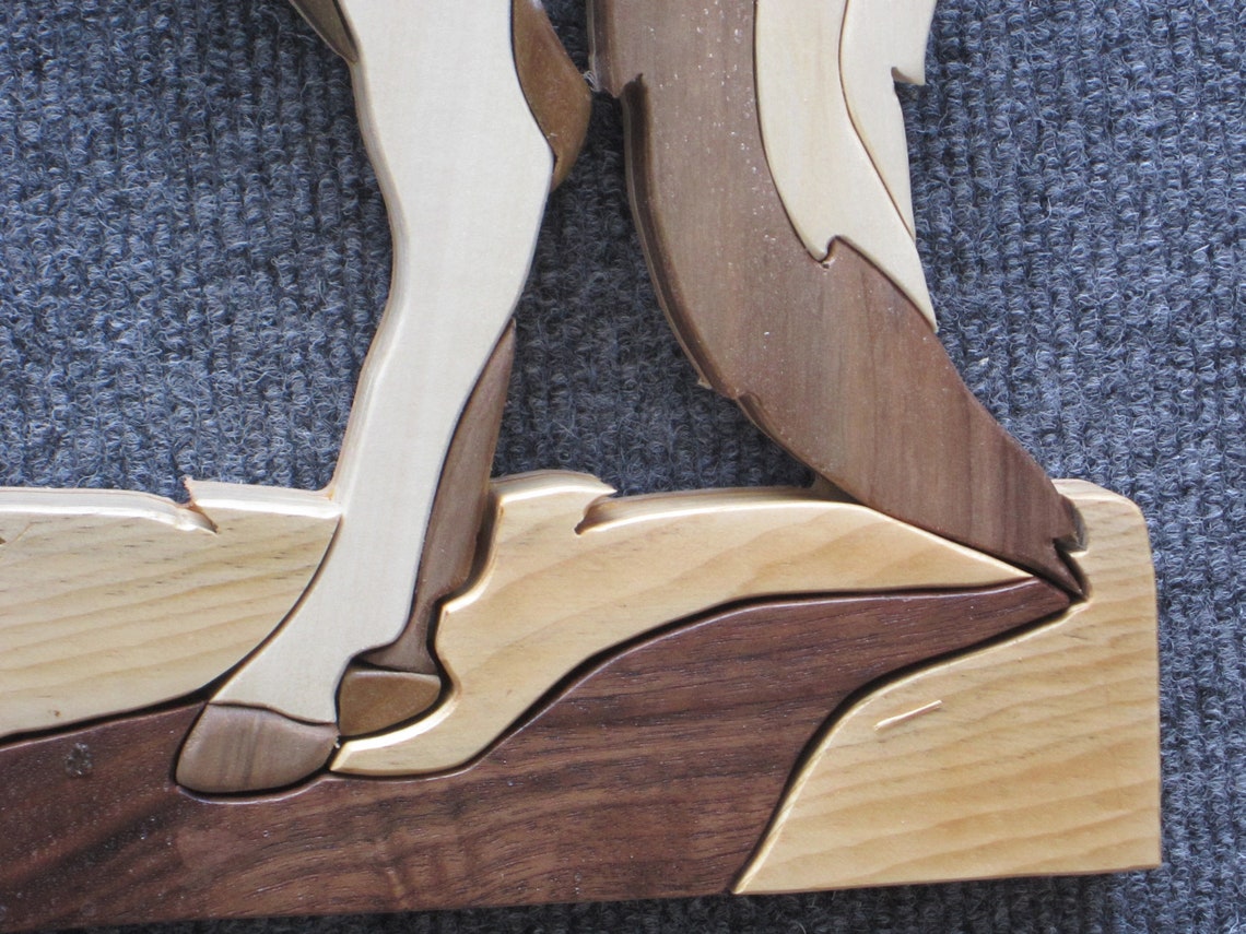 Horse Stallion Intarsia - Etsy