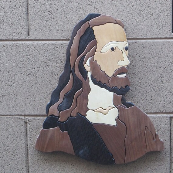 Jesus Intarsia | Etsy