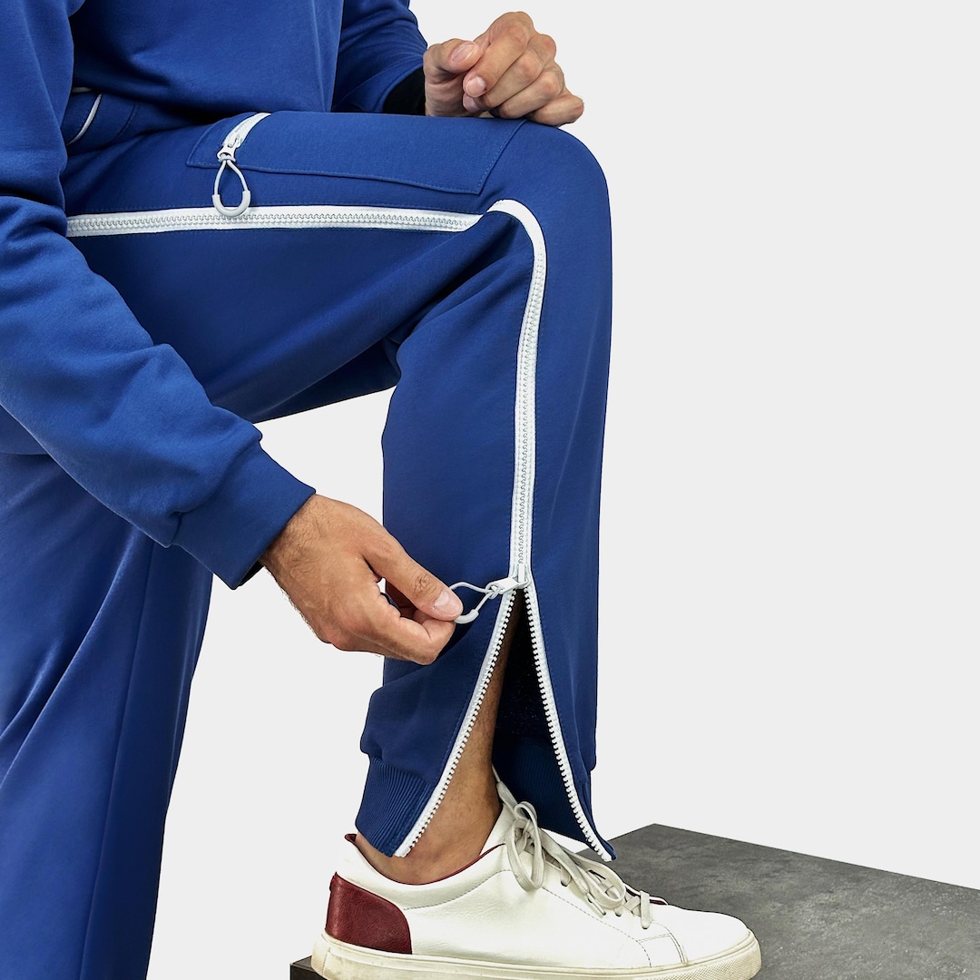 Adaptive Men’s Tear Away Pants With Side Zippers | Post-surgery ...