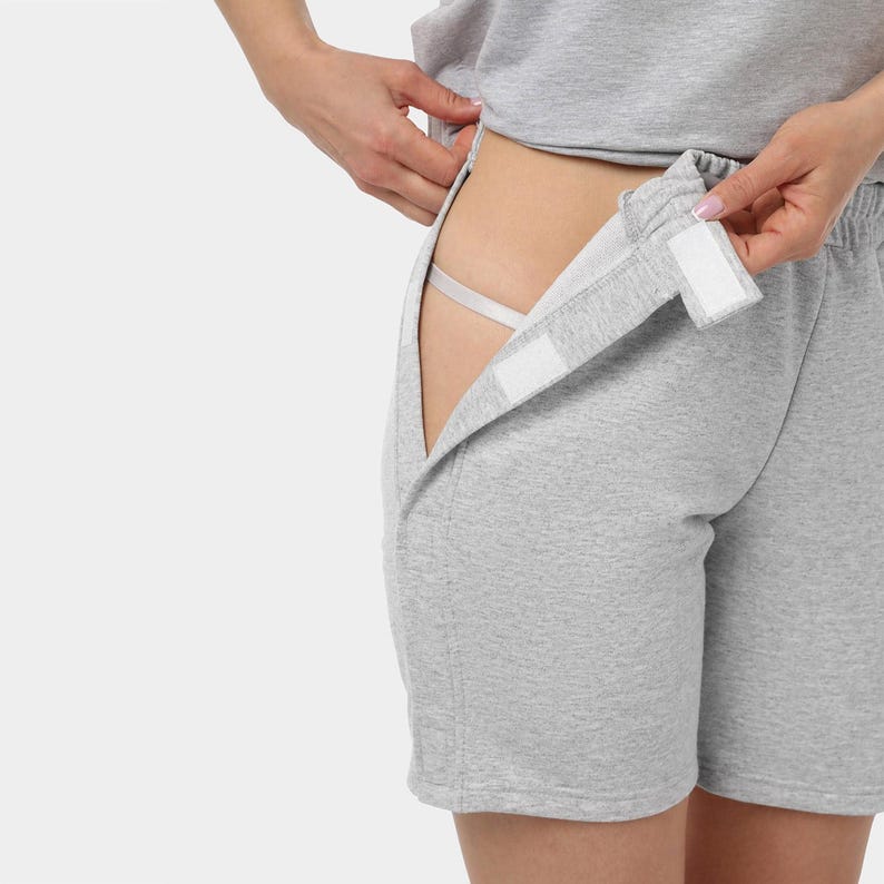 Adaptive Women's Shorts | Tear-away, Easy Access, Post-surgery Recovery ...