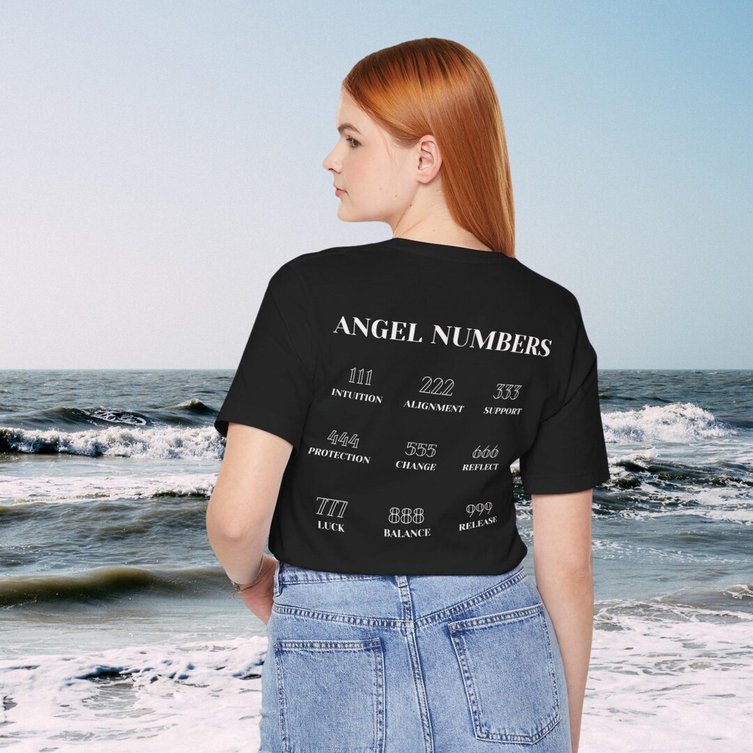Angel Numbers Shirt, Cute Cherub Angel Aura Vintage Shirt, Spirituality ...
