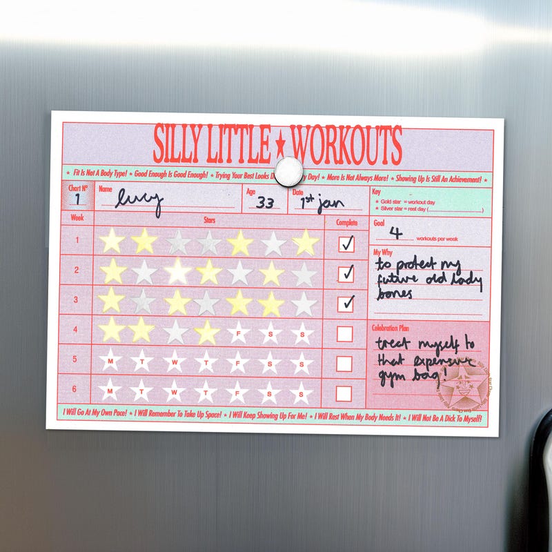 Star Chart Goal Chart - Etsy UK
