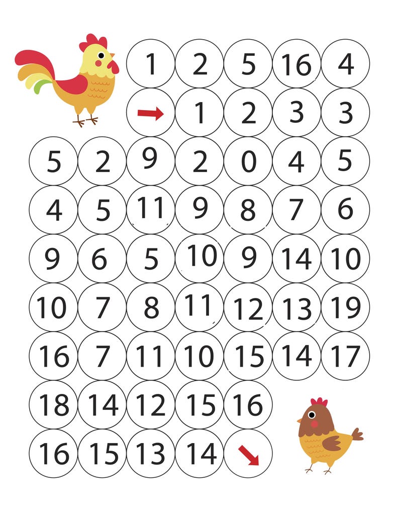 Ultimate 113 Pages Printable PDF Numbers Worksheets Bundle for Kids 3-6 ...