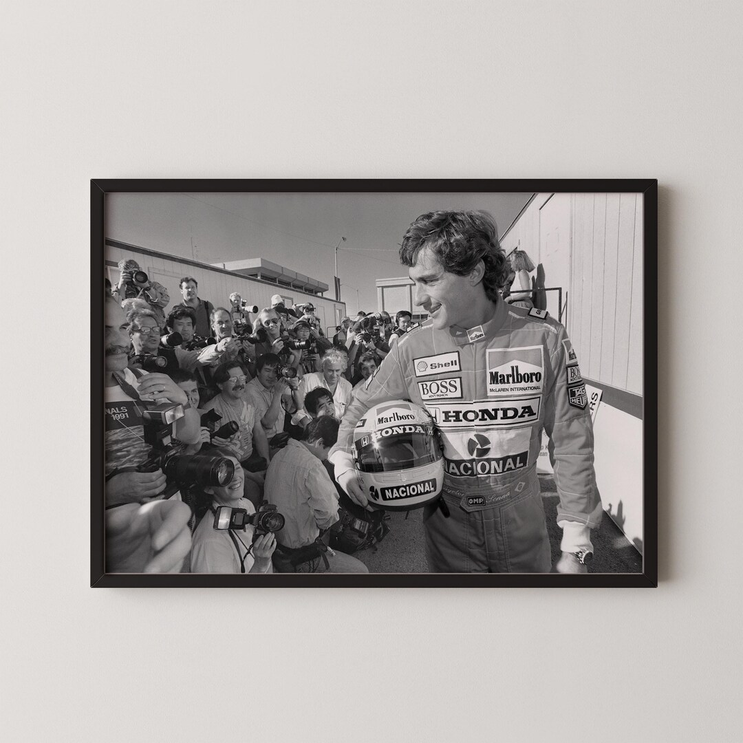 Ayrton Senna Photography Print: Vintage Formula 1 Motorsports Art - Etsy