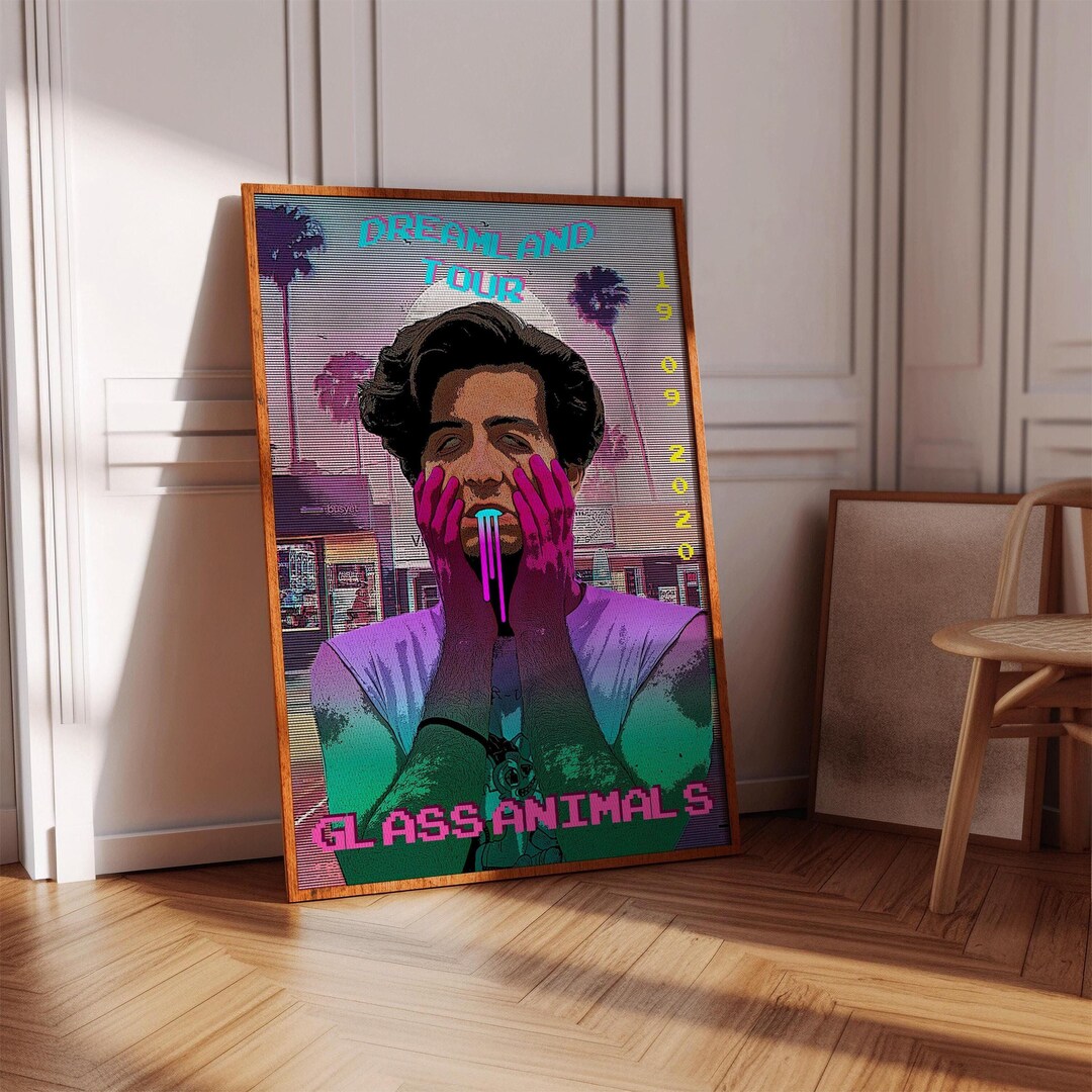 Glass Animals Dreamland Tour Poster | Album Cover Art - Etsy