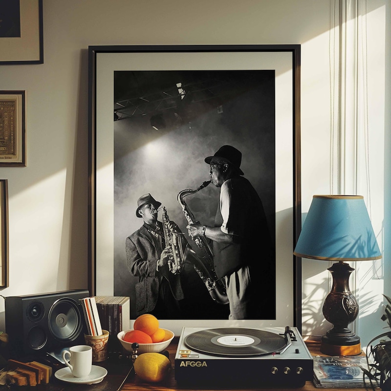 Black Jazz Wall Art - Etsy