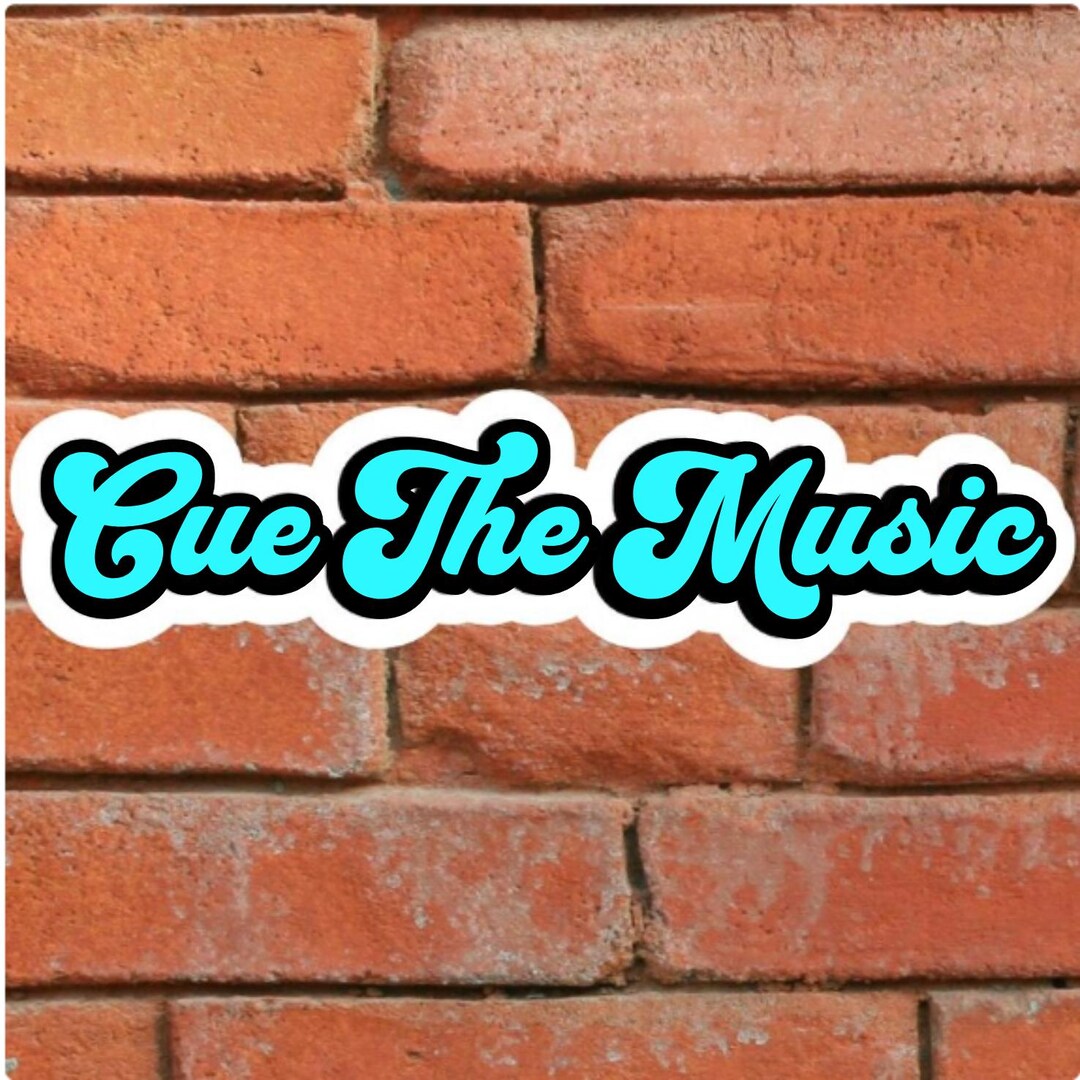 Cue the Music Sticker, Stage Manager Techies Back Stage Decor, Theater ...