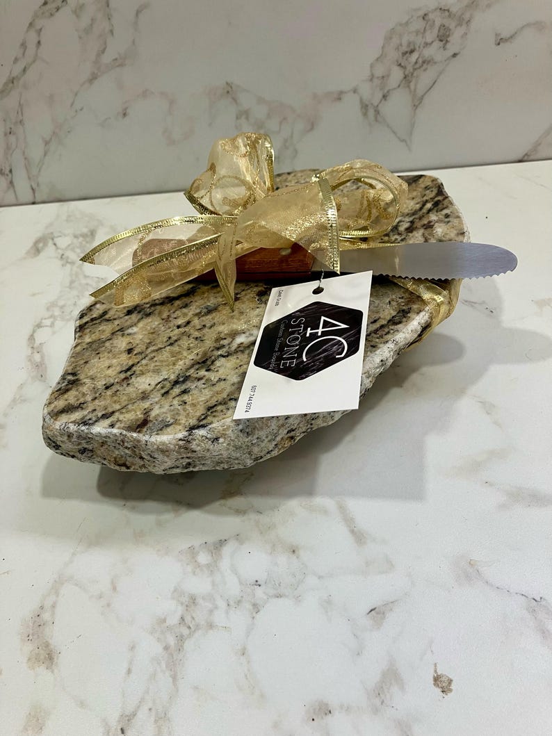 Handcrafted Granite Charcuterie Board: Unique Stone Cheese Board - Etsy