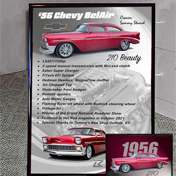 Car Show Board Display - Etsy