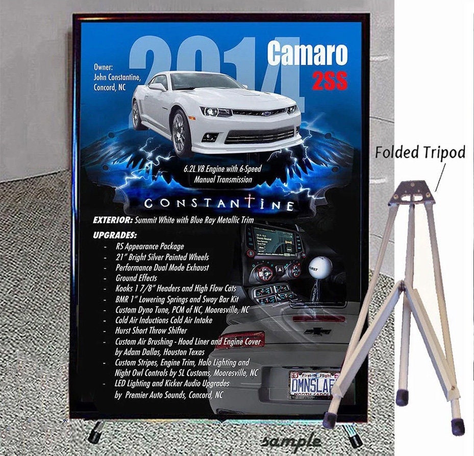 Car Show Boards/ Sign, Your Car READY TO GO Complete - Etsy