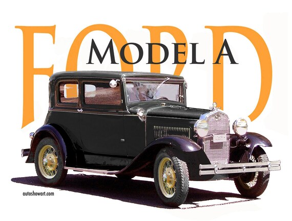 Model A Ford Sedan T-SHIRT | Etsy