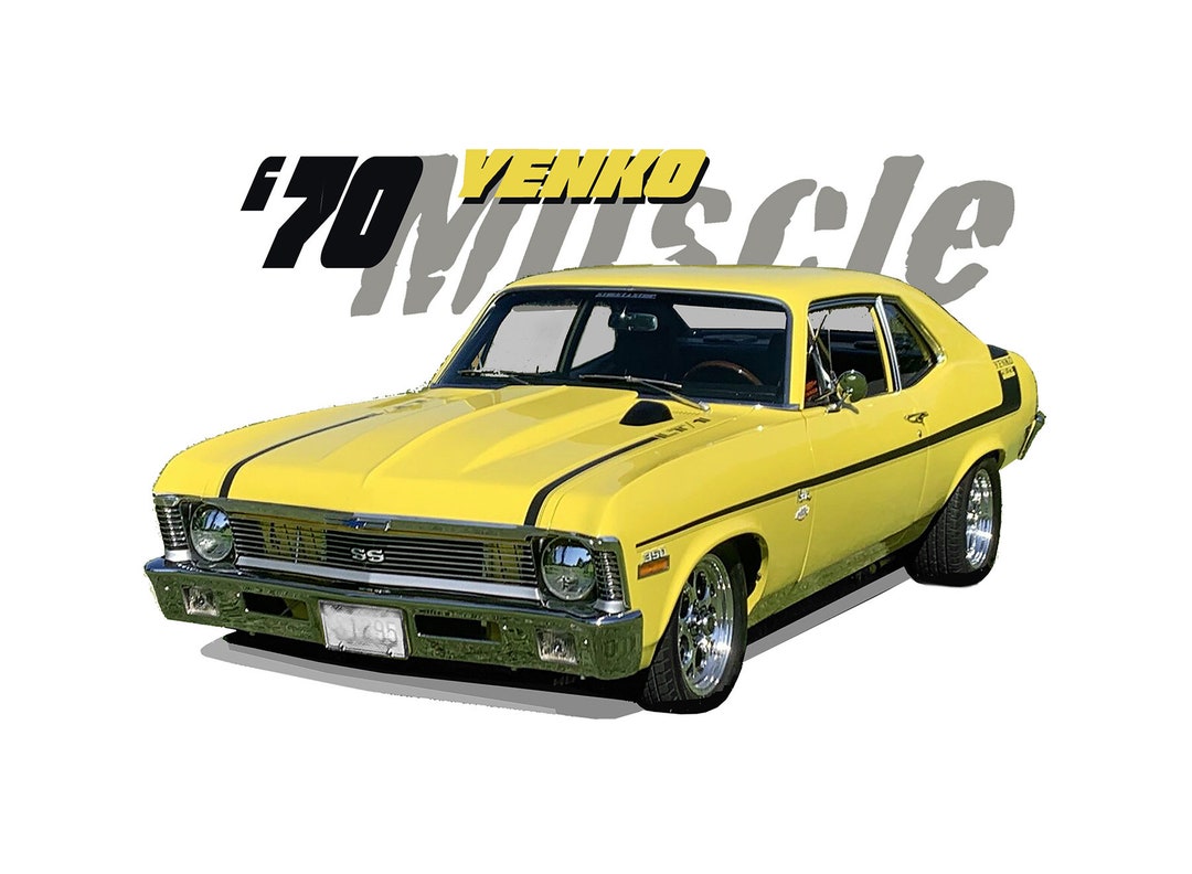 T-shirt '70 CHEVY NOVA YENKO - Etsy