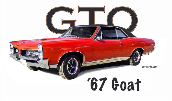 Auto Art T-Shirt '67 GTO Muscle | Etsy