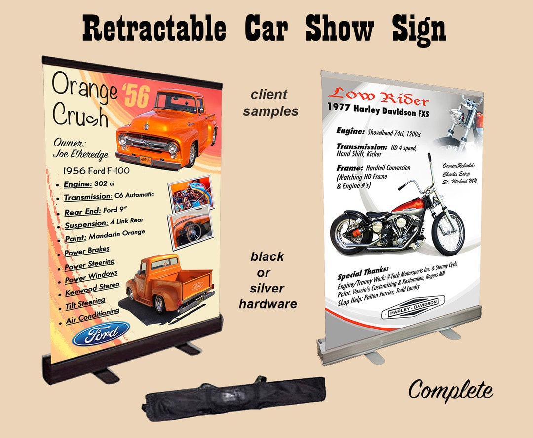 Retractable SHOW DISPLAY Complete - Etsy