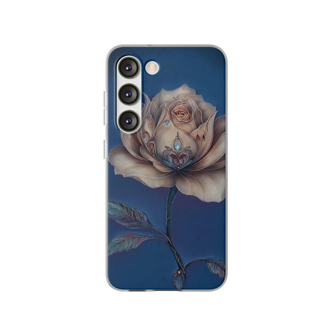 Yellow Jeweled, Artistic Phone Flexi Case, Phone Cover, Unique Soft ...