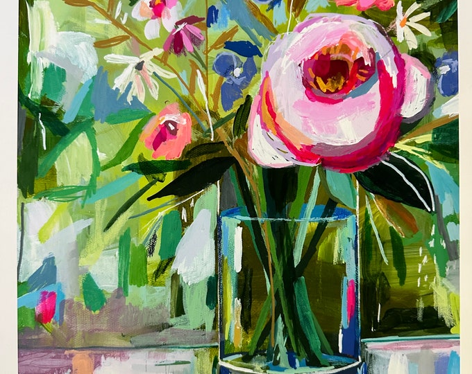 Mini Bloom Original Painting No. 10 - Etsy