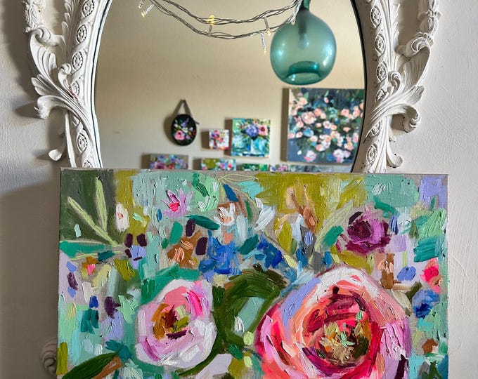 Mini Bloom Original Painting No. 10 - Etsy