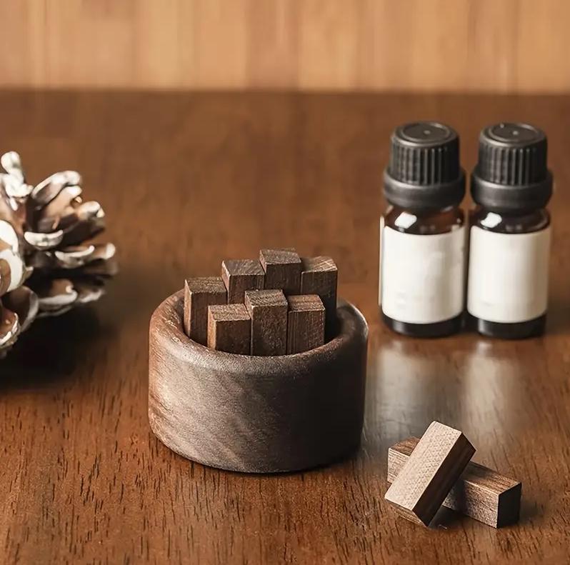 Natural Wooden Essential Oil Diffuser | Handmade Aromatherapy Scent ...
