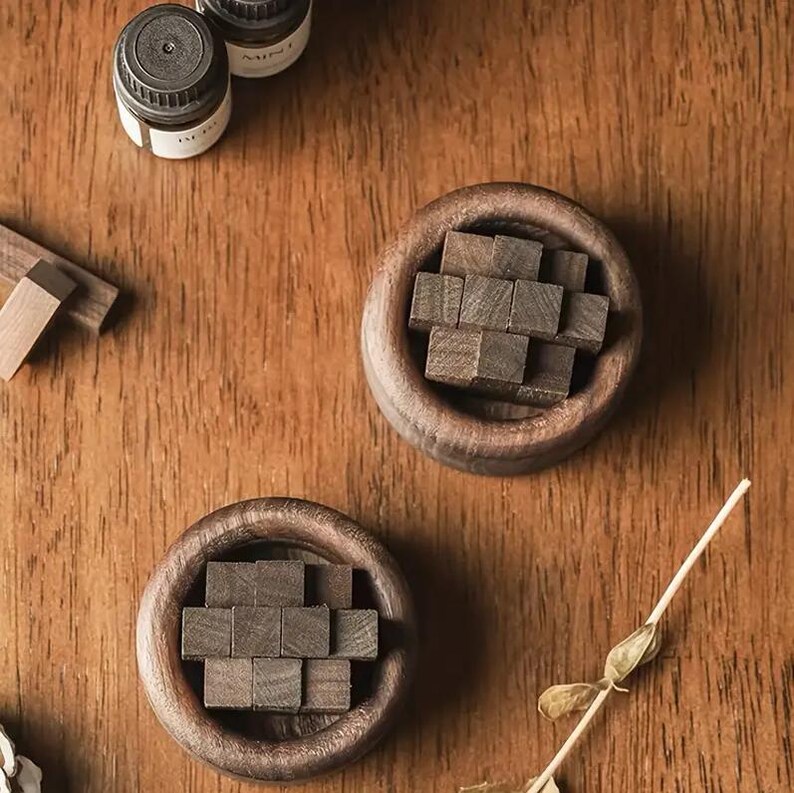 Natural Wooden Essential Oil Diffuser | Handmade Aromatherapy Scent ...