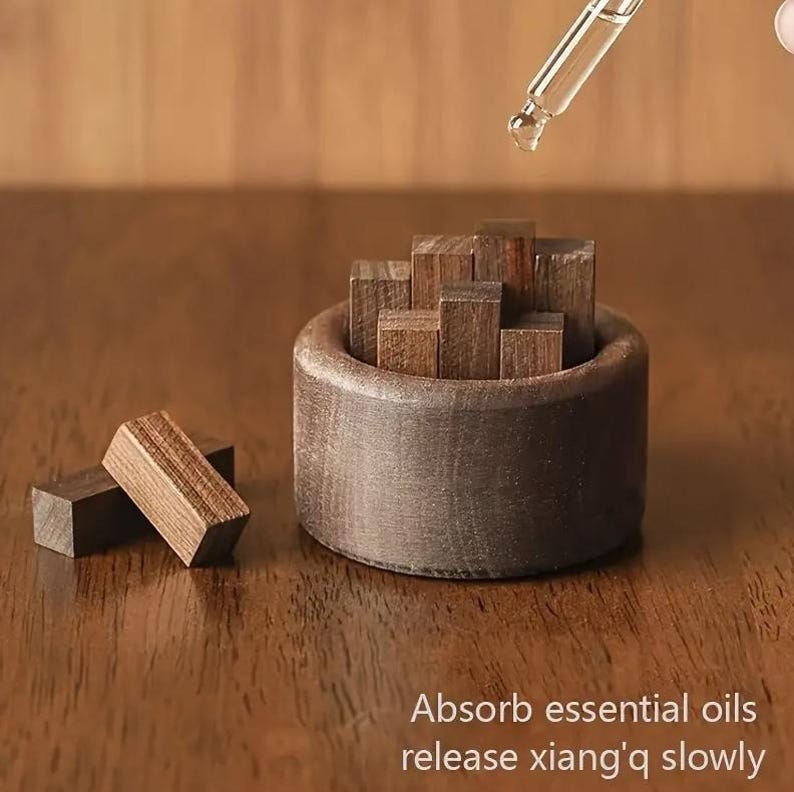 Natural Wooden Essential Oil Diffuser | Handmade Aromatherapy Scent ...