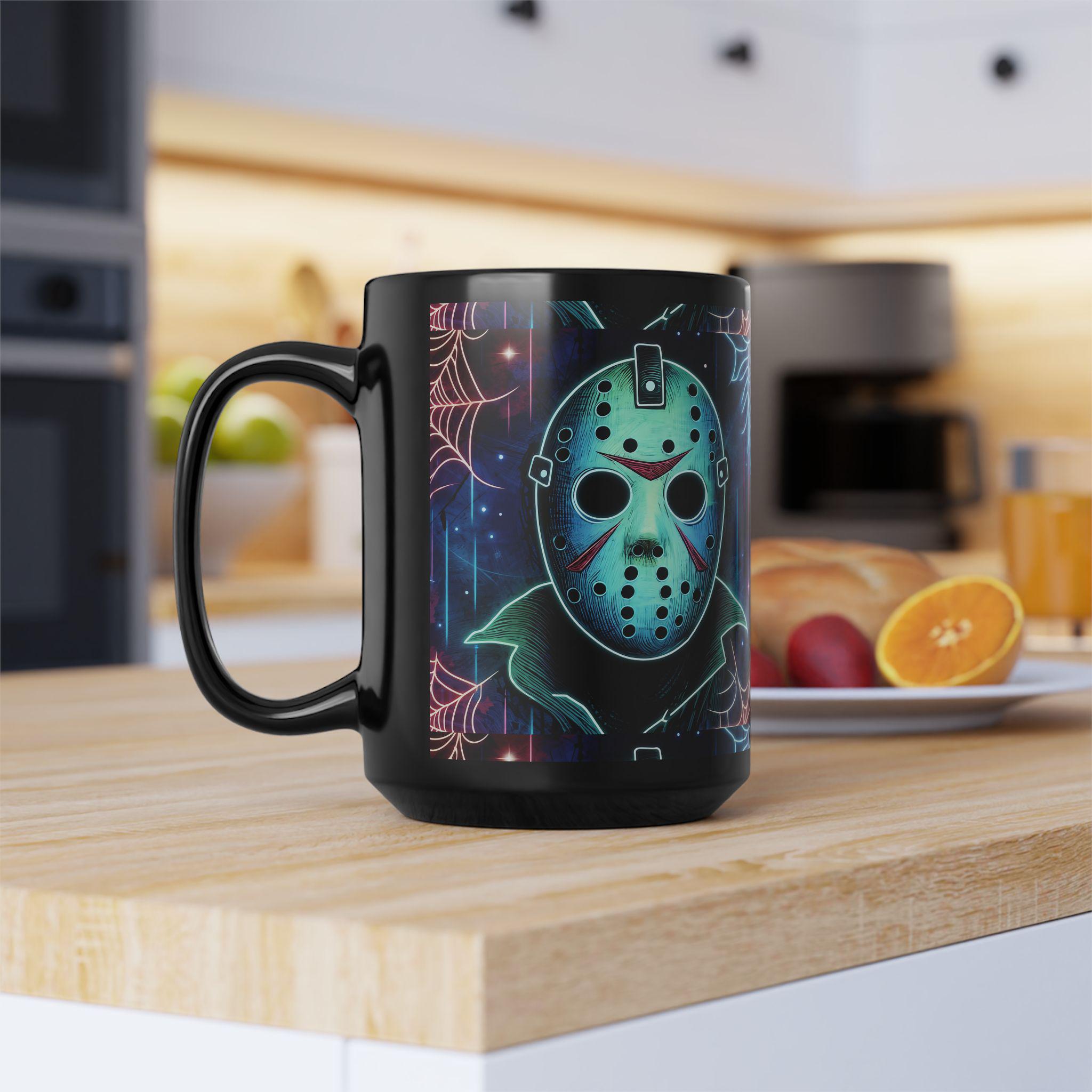 Horror Mug, Jason Voorhees Halloween Coffee Cup, Scary Movie Lover Gift ...