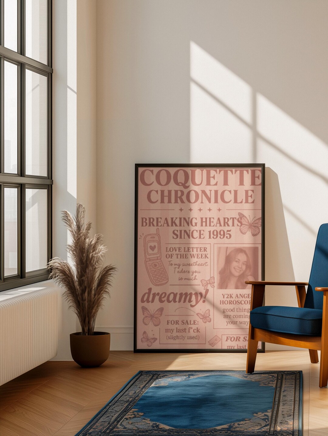 Custom Coquette Poster With Your Face – Personalized Newspaper Style ...
