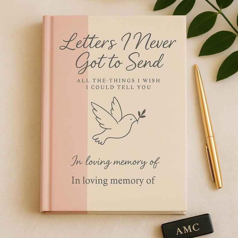 Personalized Memorial Journal, Custom Grief Notebook, in Loving Memory ...