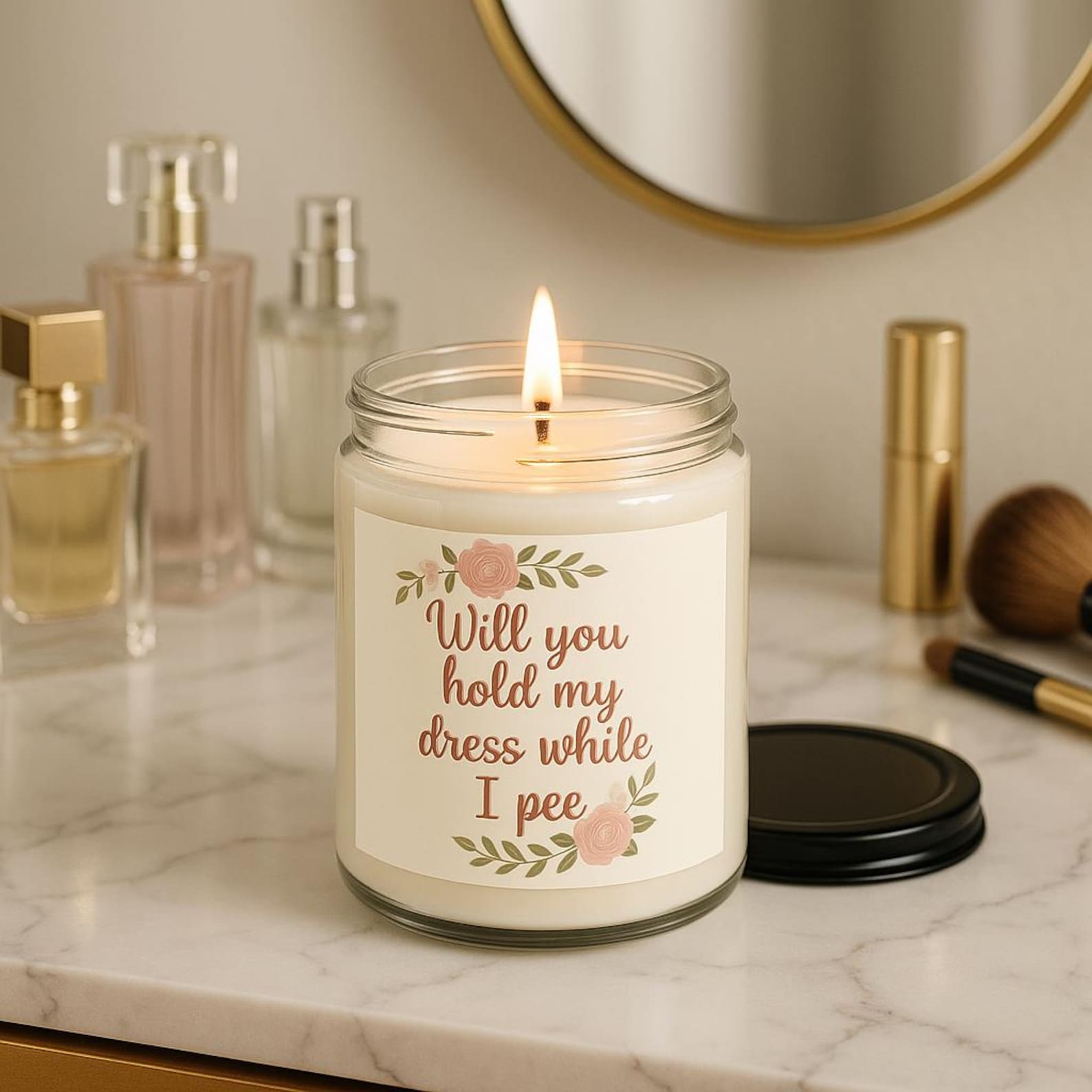 Bridesmaid Candle, Bridesmaid Proposal Candle, Funny Bridesmaid ...