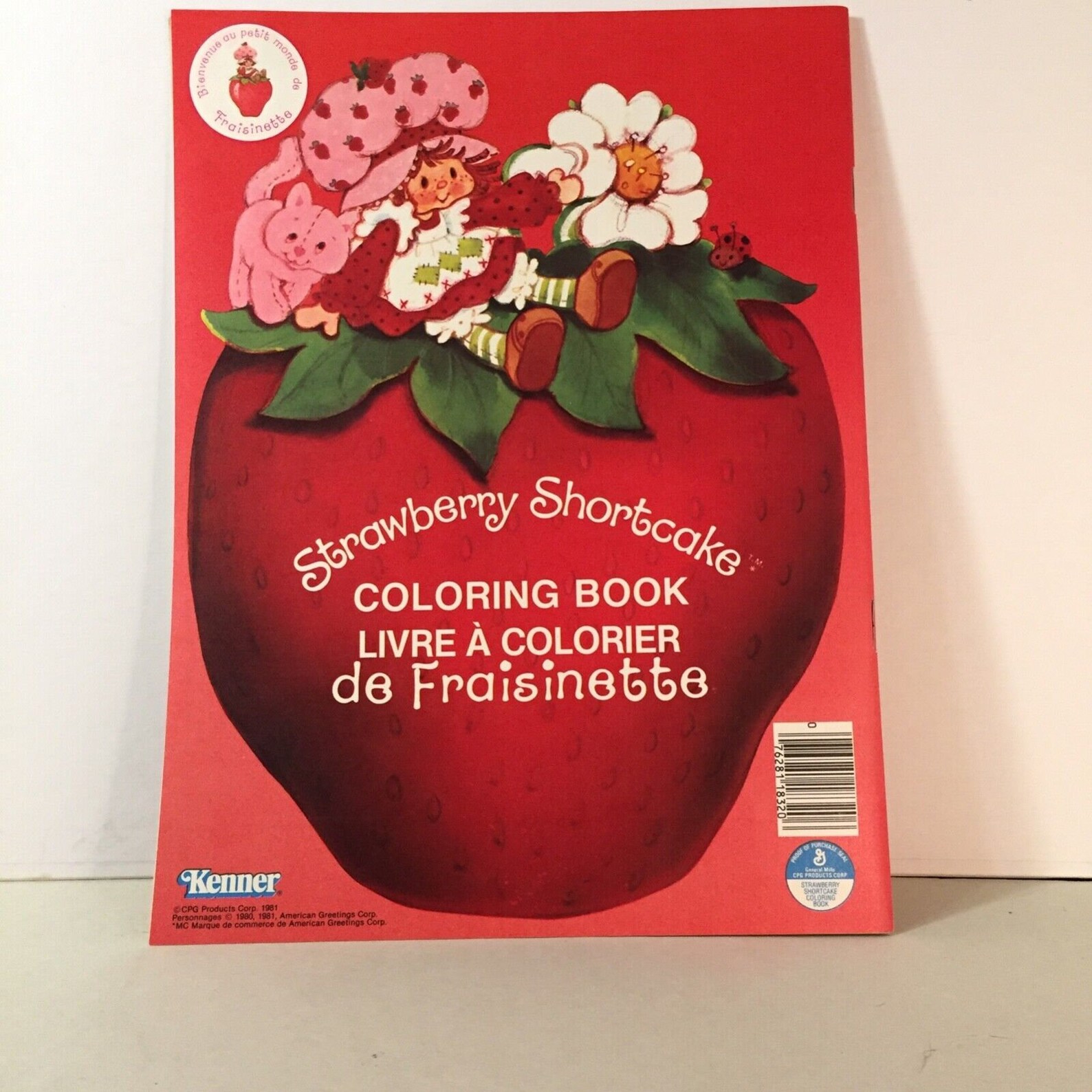 Kenner 1981 STRAWBERRY SHORTCAKE Coloring Book Unused New American ...