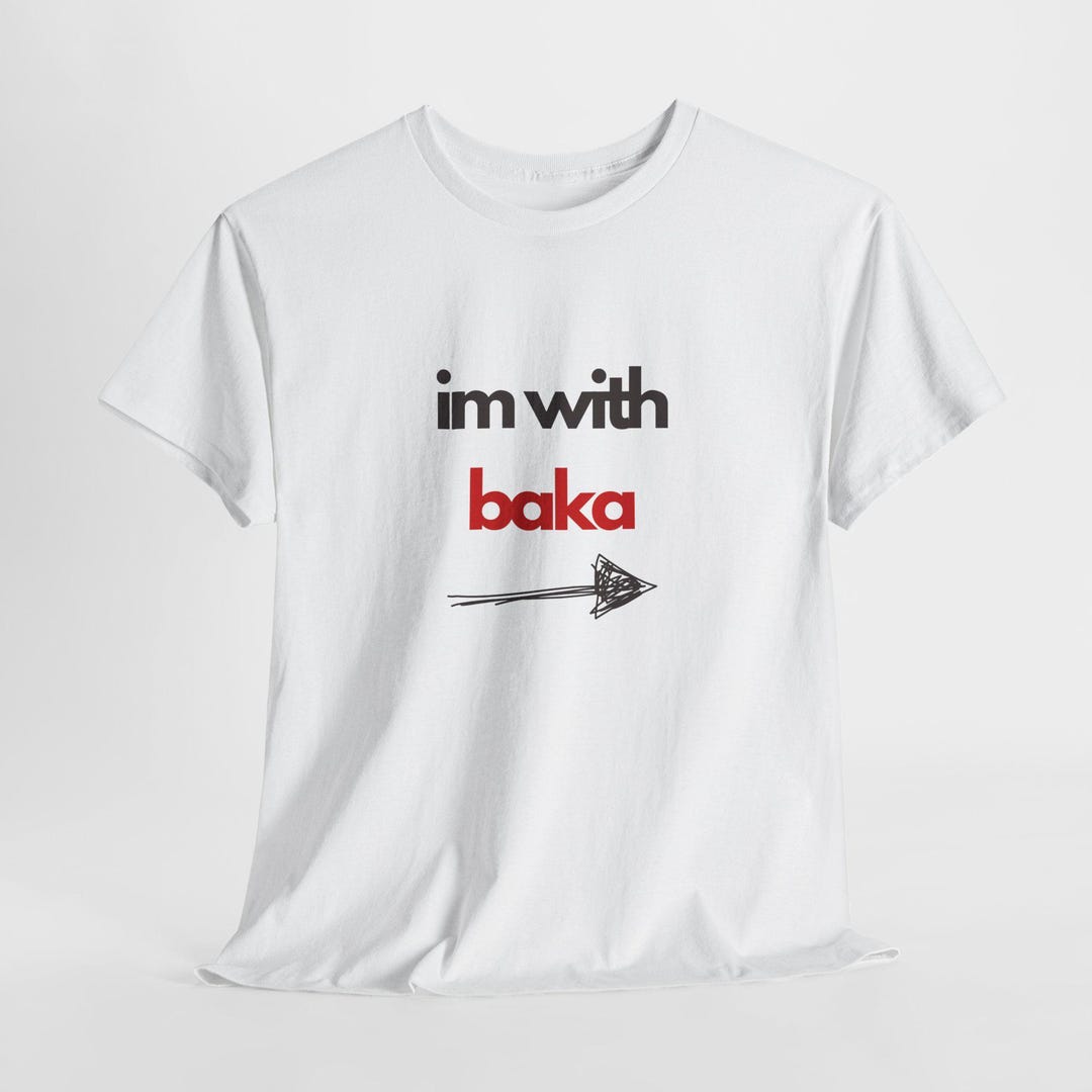 AFF Original Baka Design Anime Inspired T-shirt Cool Unisex Anime Shirt ...