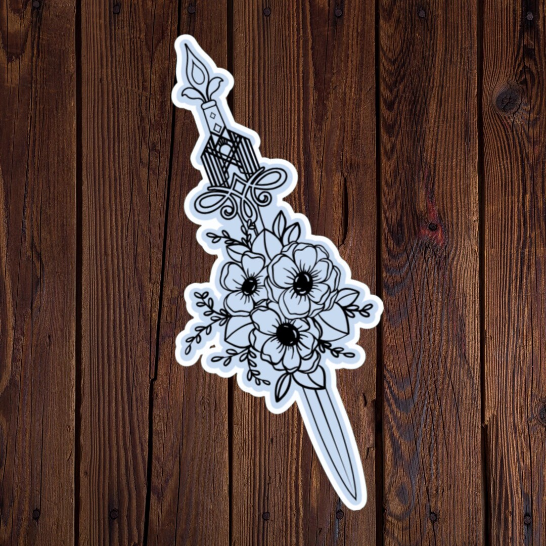 ST Sword Waterproof Vinyl Sticker - Etsy