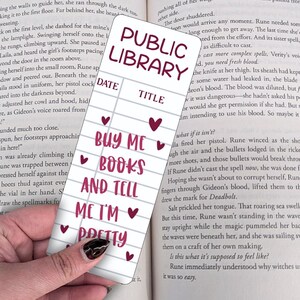 Public Library Bookmark - Etsy