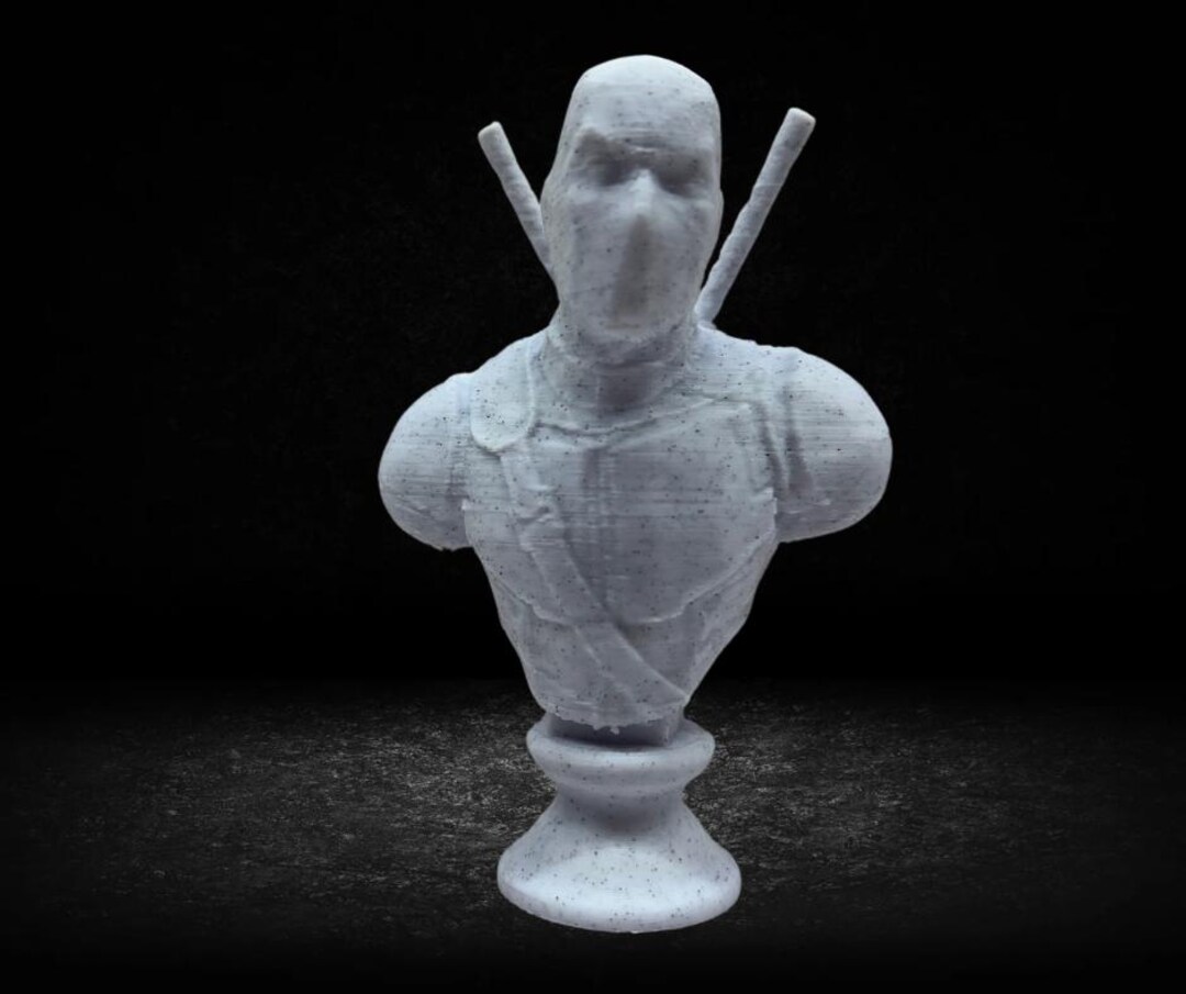 Deadpool Marble Looking Bust / Statue - Etsy