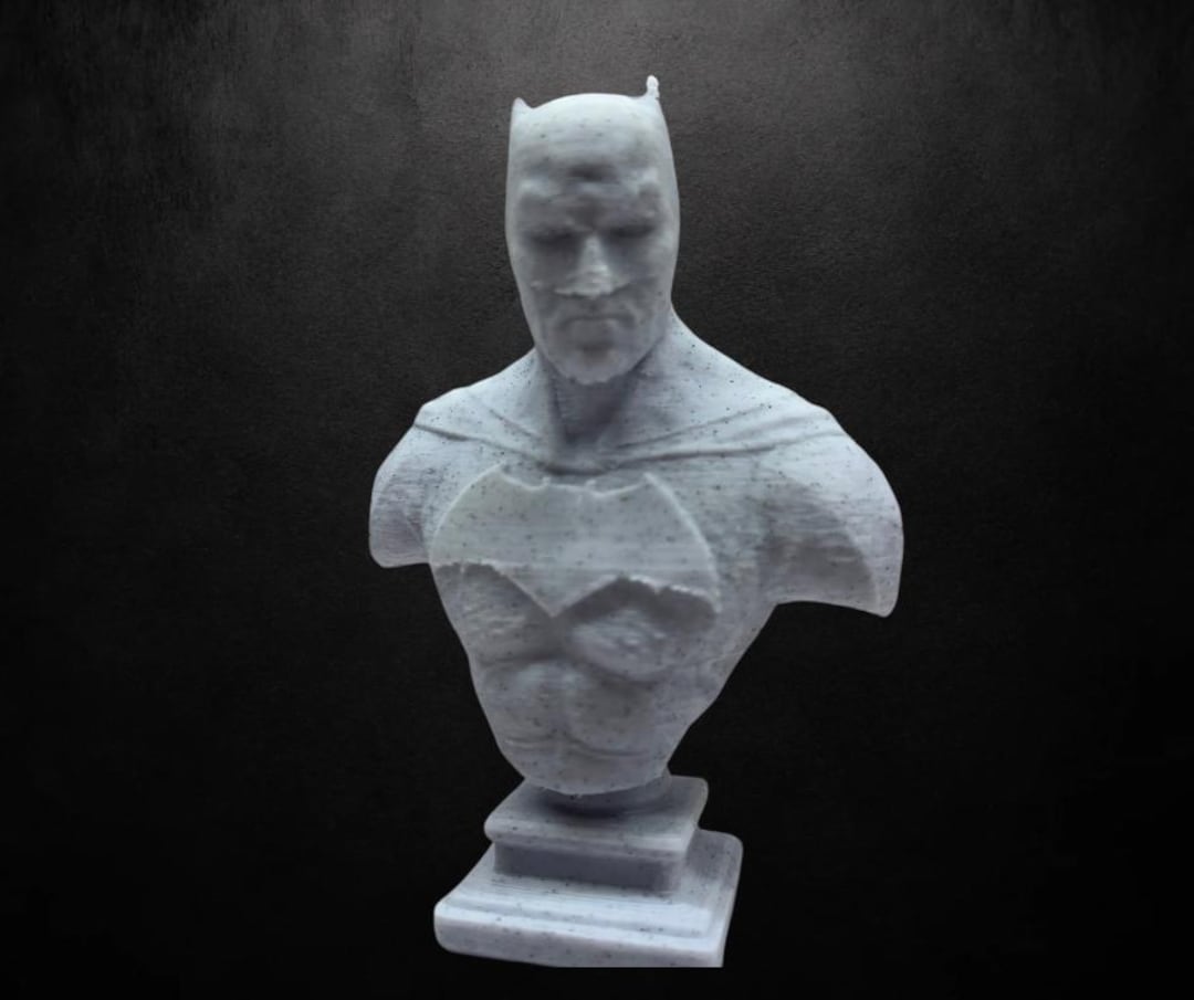 Batman Marble Looking Bust / Statue - Etsy