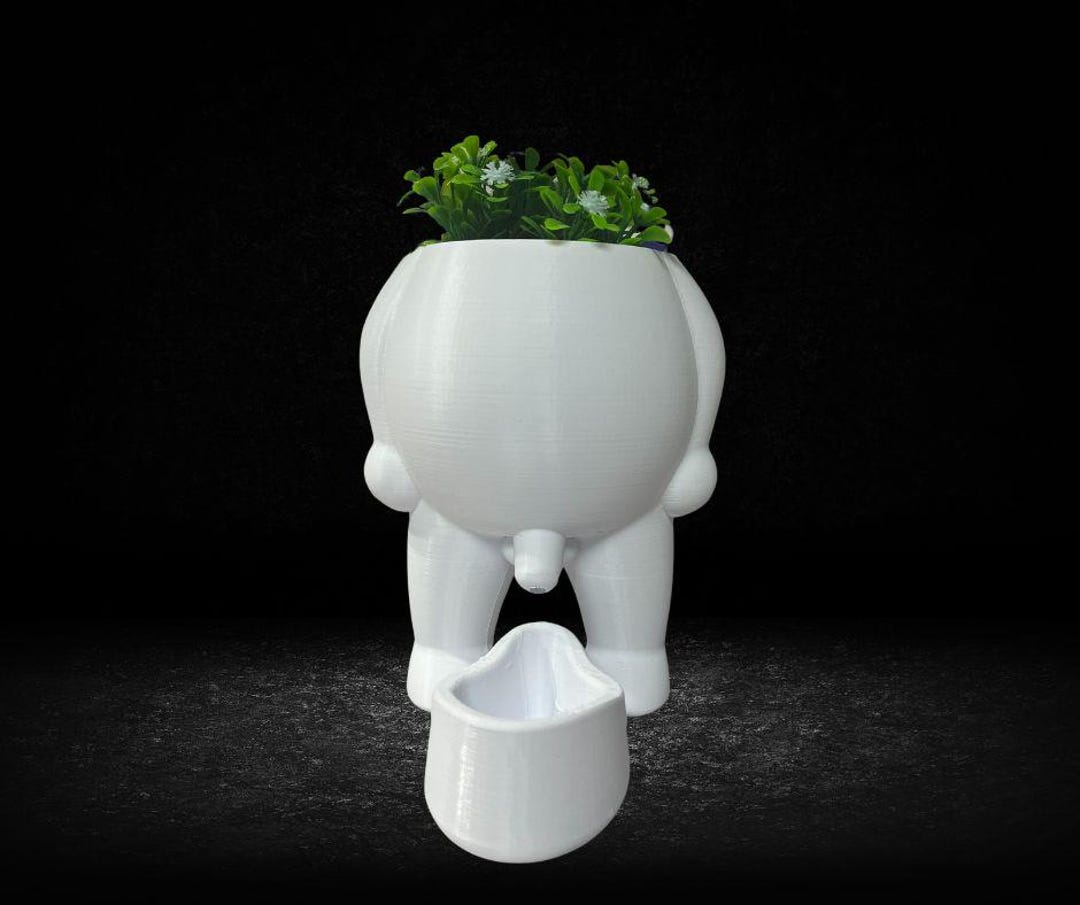 Plant Pot, "peeing" Plant Planter, Great for Succulants and Small ...