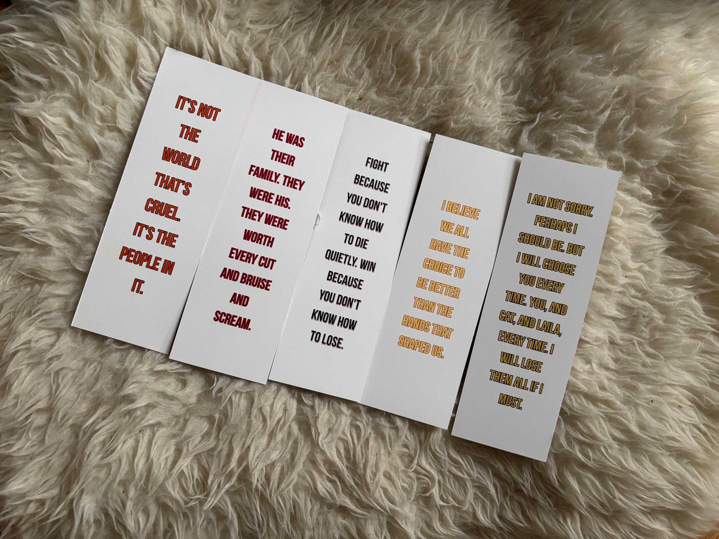 The Foxhole Court by Nora Sakavic Bookmark Quote | Golden Raven ...