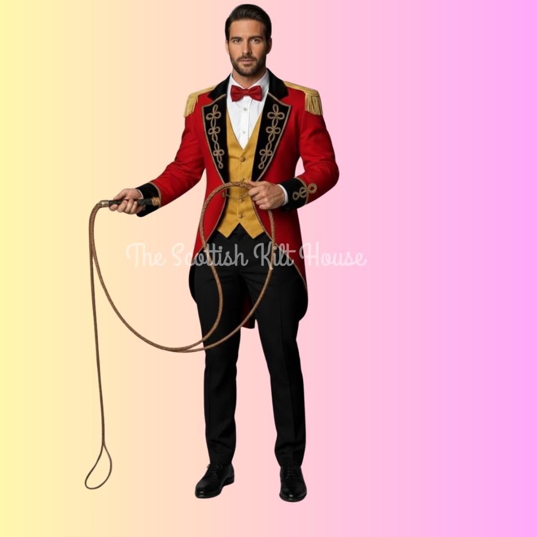 Gothic Steampunk Ringmaster Tailcoat | Burlesque Circus Jacket ...