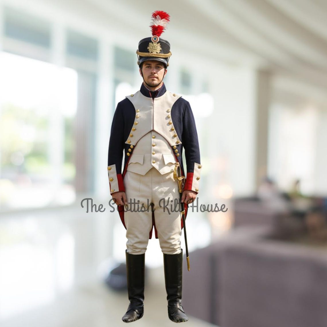 Handmade Napoleon Bonaparte Frock Coat: Historical Tailcoat Jacket - Etsy