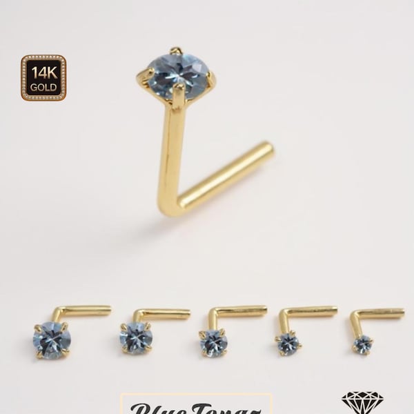 Blue Nose Ring - Etsy