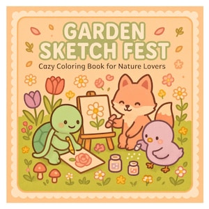 Cozy Kawaii Coloring Book – 50 Adorable and Relaxing Printable PDF ...