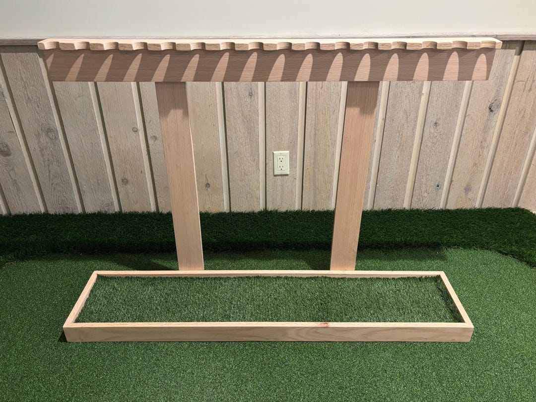 Golf Clubs Rack: Hand Made Golf Club Rack for Clubs Display or Use in a ...