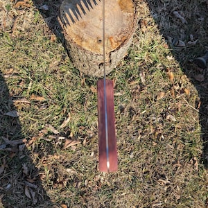 Custom Handmade Crosscut Machete Cedar Handle #1 Brass Pins Upcycled ...