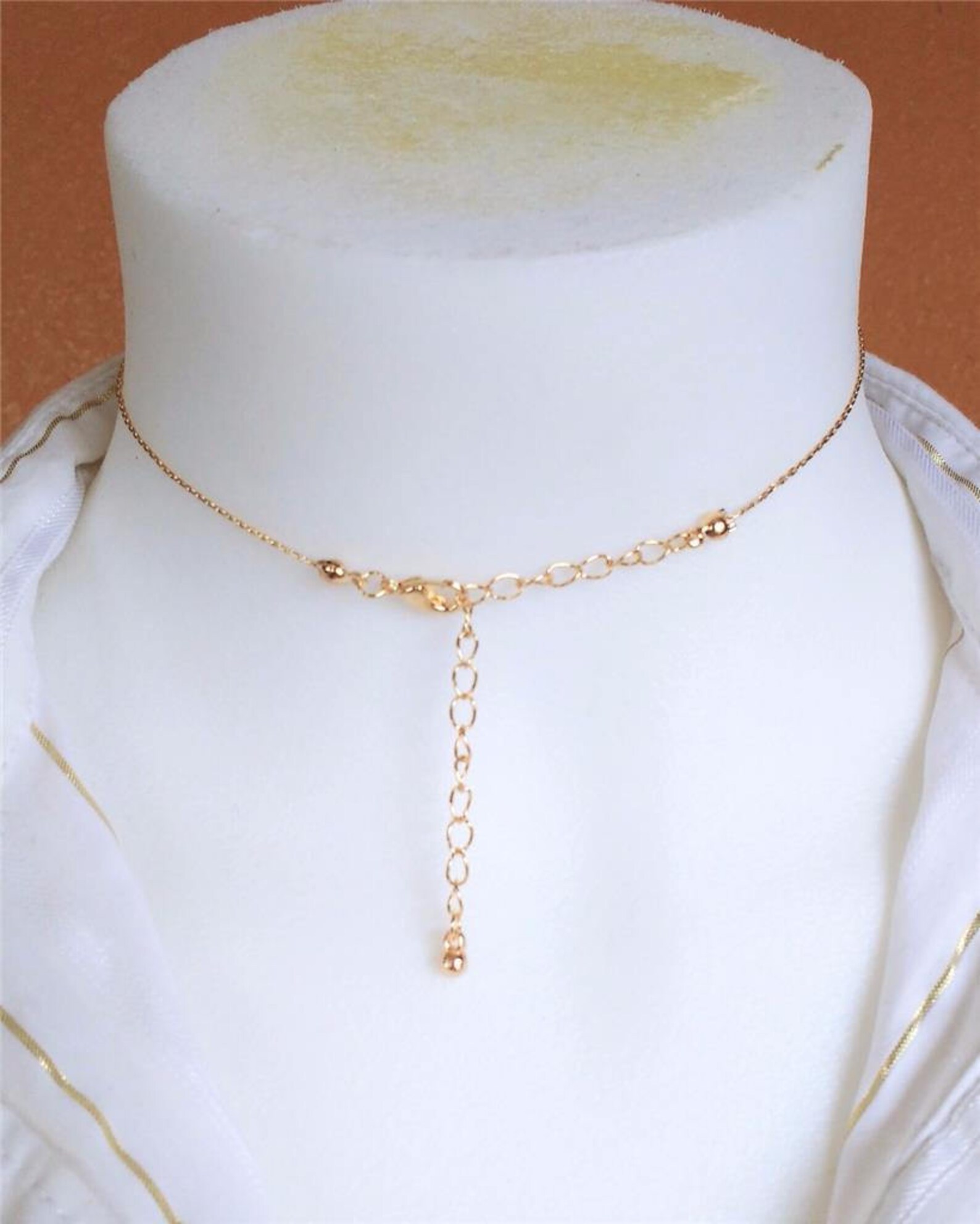 HANDMADE Gold Box Chain Choker Genuine Rainbow Moonstone 6mm & Gold ...