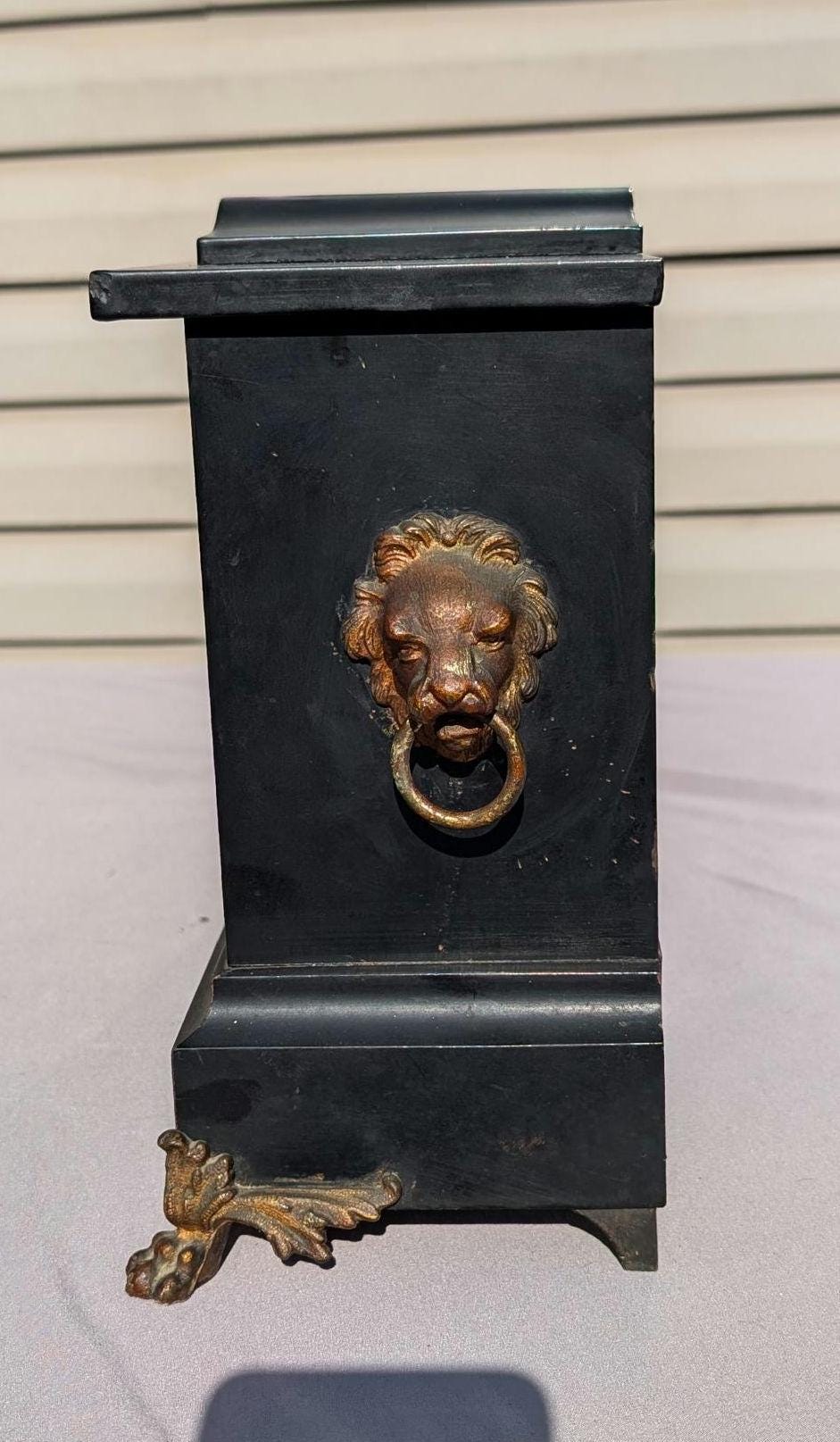 Antique Ingraham Palace Mantel Clock Missing Pendulum & Key, Good ...