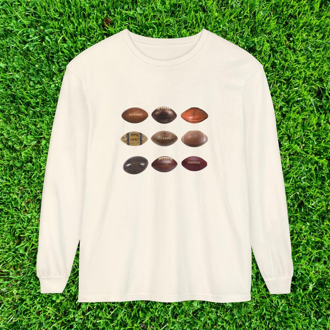 Vintage Football Shirt, Retro Football Tee, Sports Fan Gift, College ...